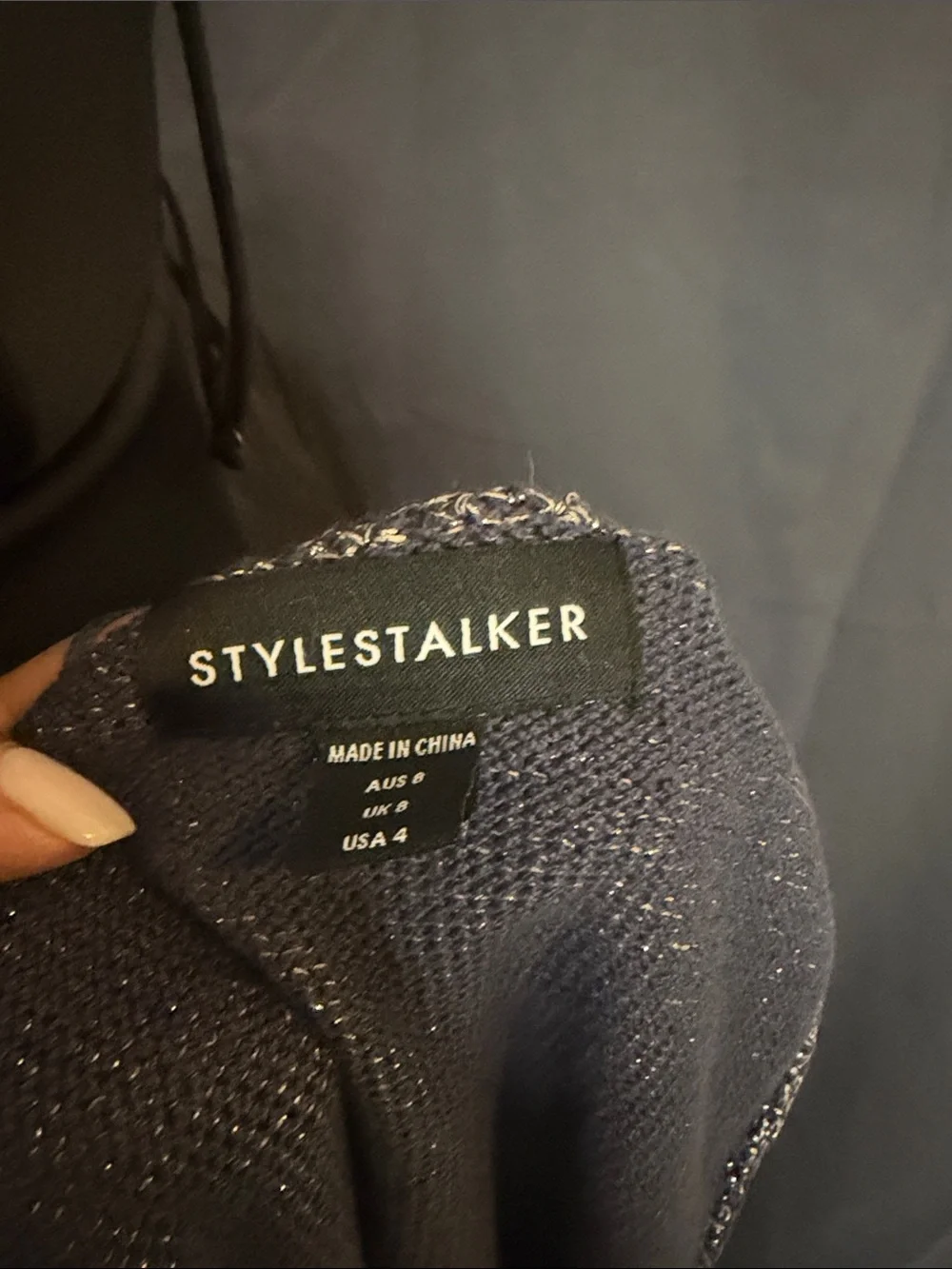 Stylestalker | Dresses | Stylestalker Metallic Silver Knit Tank Dress ...
